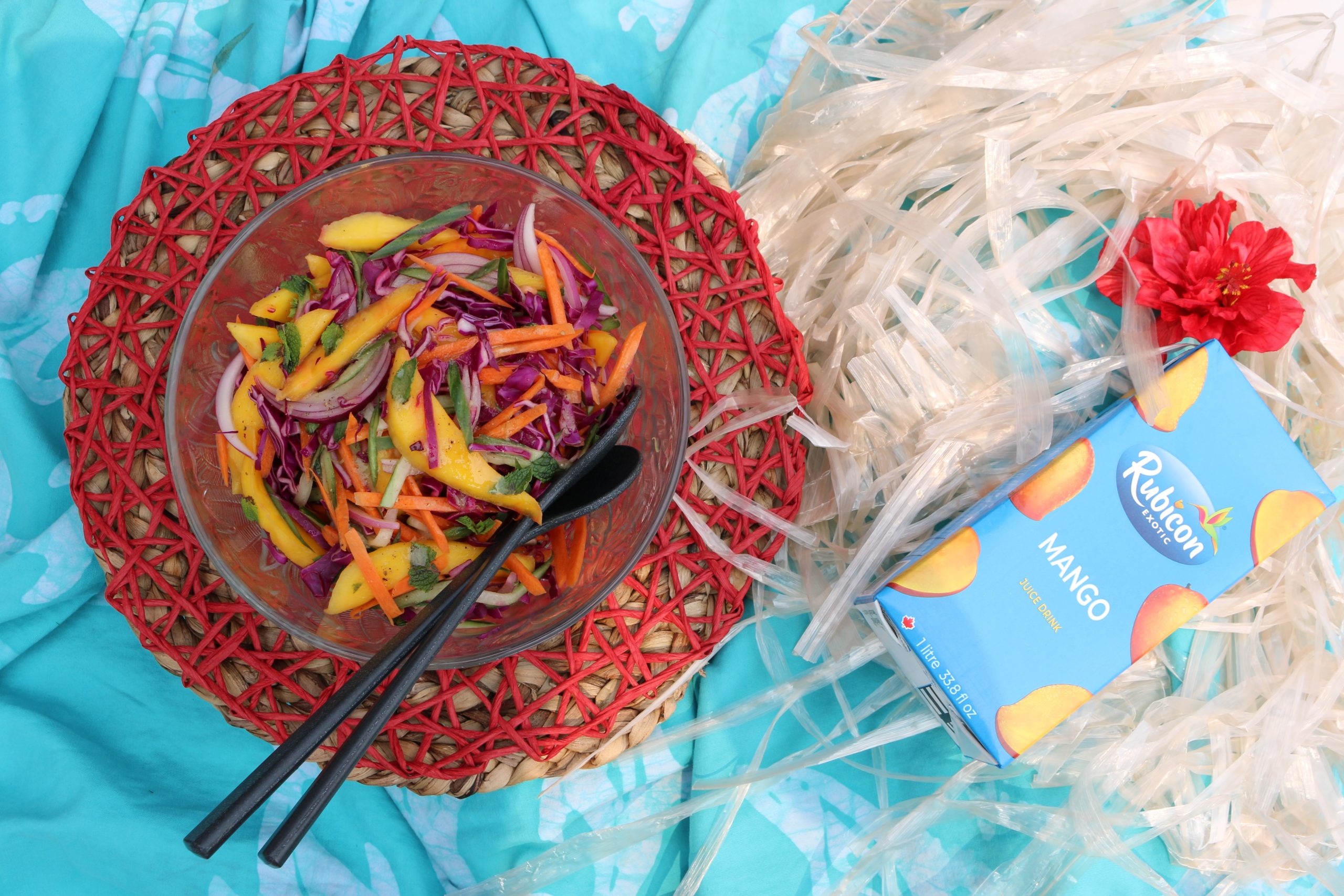Tangy Mango Slaw - Island Gurl Foods