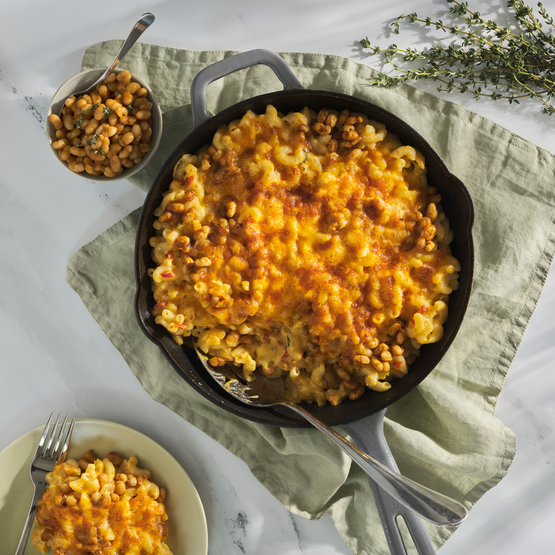 Cheesy Mac & Beans - Island Gurl Foods